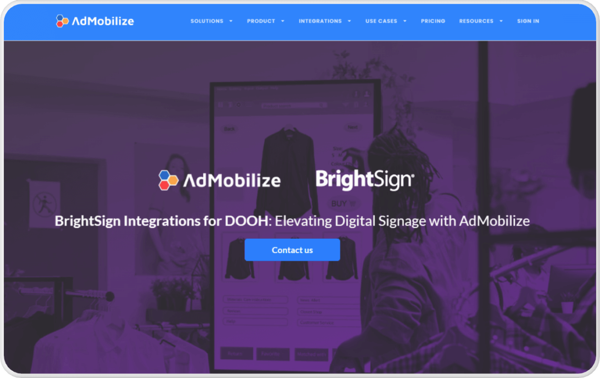 BrightSign Integration - AdMobilize